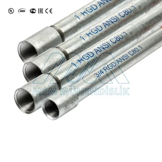 RSC Galvanized Steel Threaded Rigid Conduits / Hot-Dip Galvanized ...