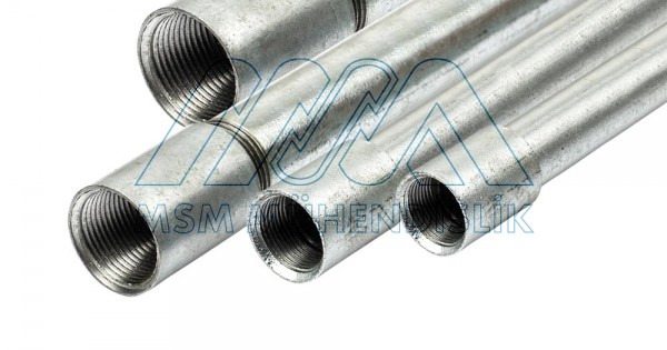Galvanized Threaded Conduits With A Coupling (Middle Series)EMT Conduit ...
